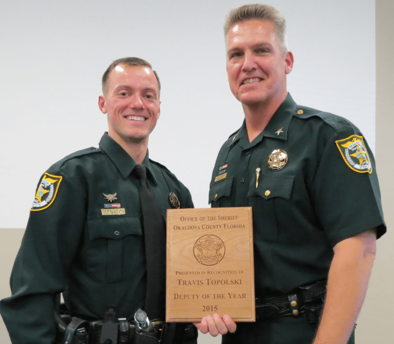 Ocso Names 2015 Deputy Of The Year Okaloosa County Sheriffs Office