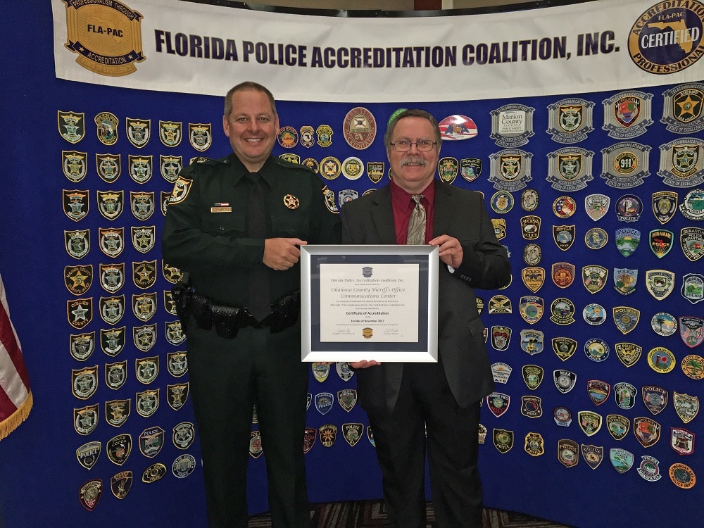 Ocso Communications Earns Accreditation Okaloosa County Sheriffs Office